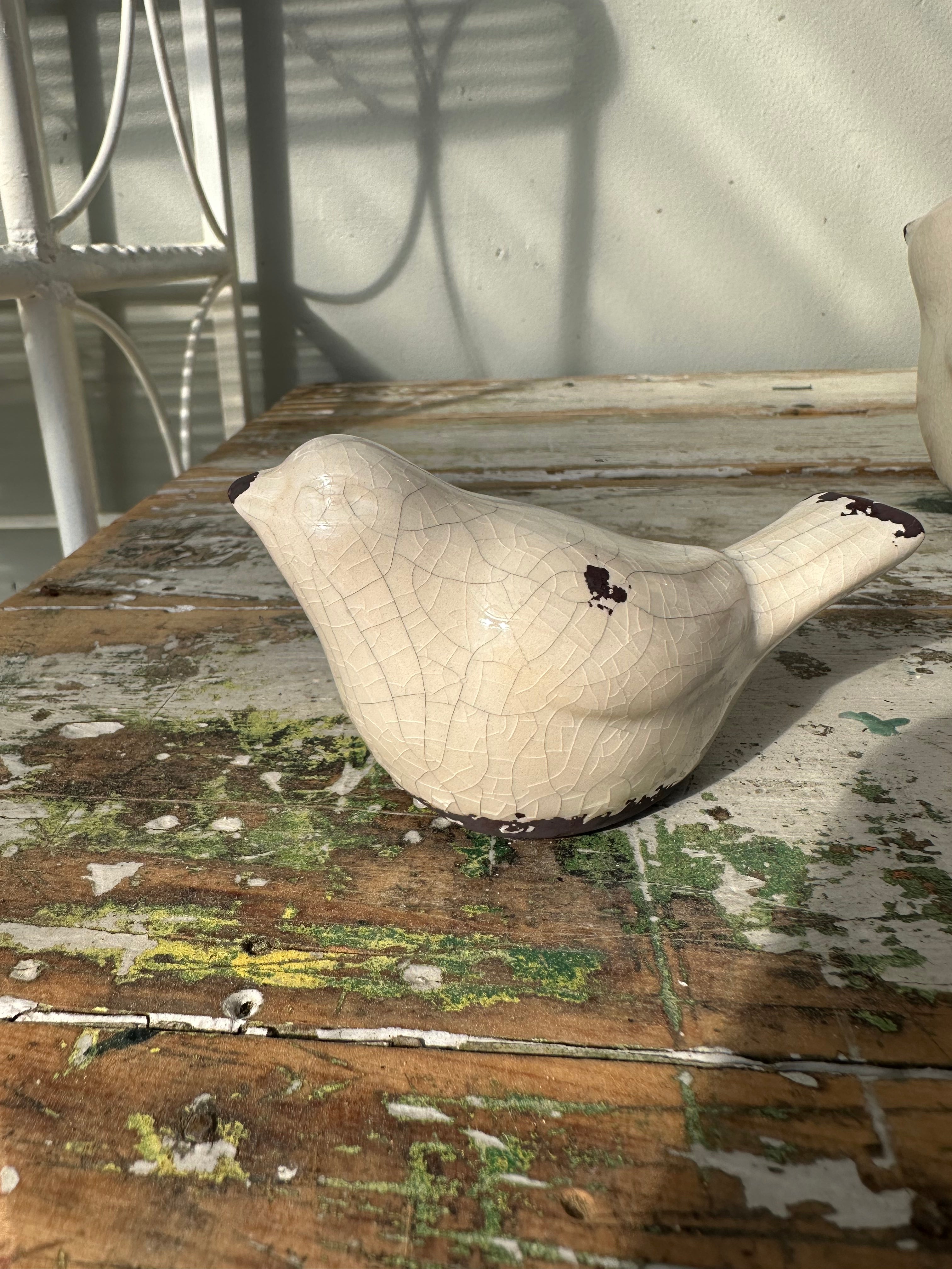 Ceramic Bird Cream small | Paint Me Vintage