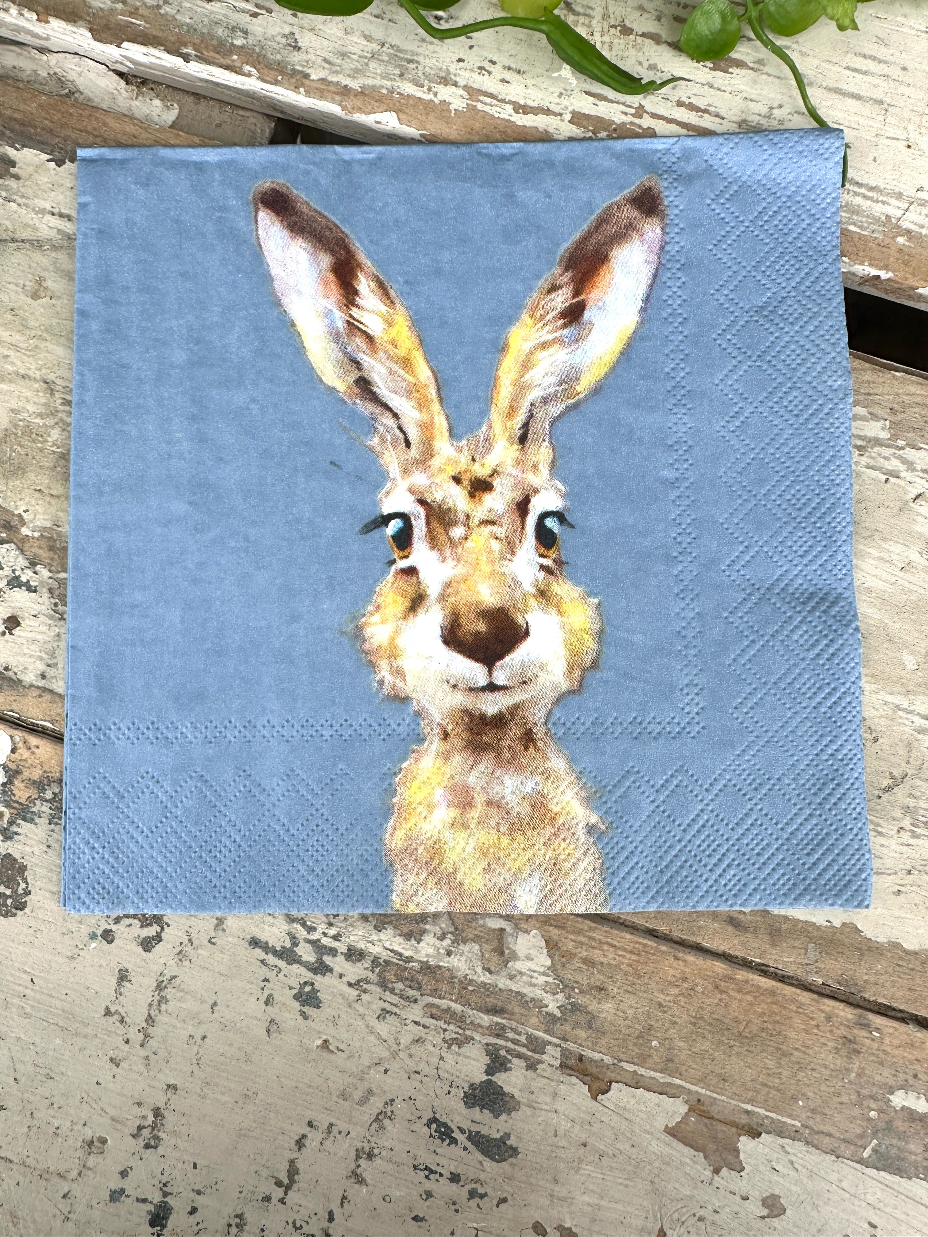 Buster Rabbit Napkin for Decoupage | Paint Me Vintage