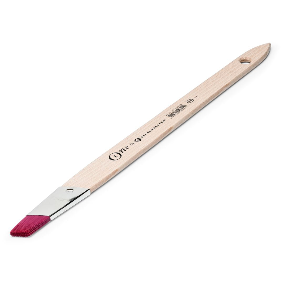 Staalmeester Angled Slant Detail Brush - 1040 Synthetic | Paint Me Vintage